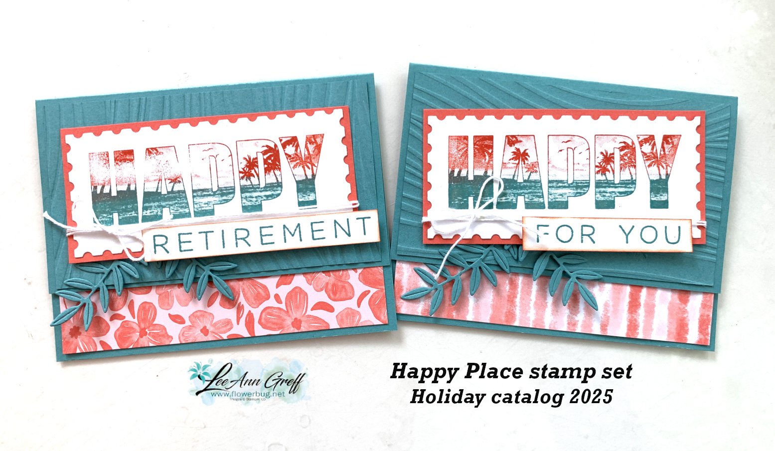A fun way to add color to the Happy Place stamp with video tutorial ...