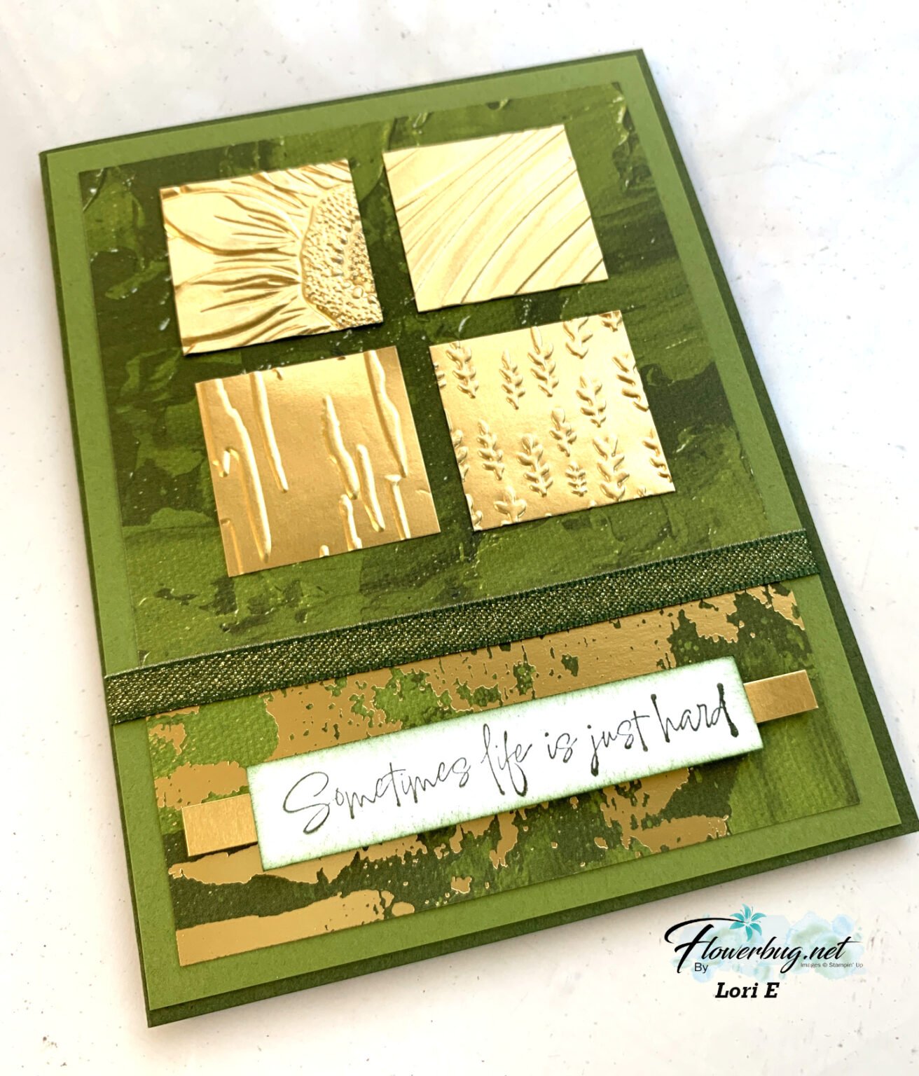 Beautiful Gold foil cards made with the Season of Elegance DSP ...