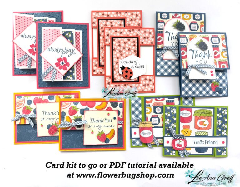 Homemade Sweetness Fun-fold card kit to go or PDF tutorial; reserve ...