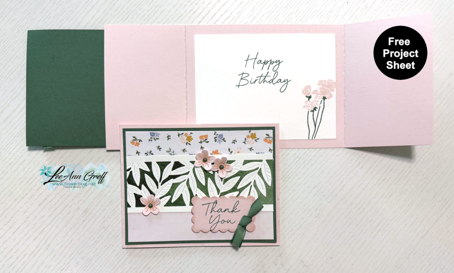 Delicate Botanical Expressions card with video & free project sheet ...